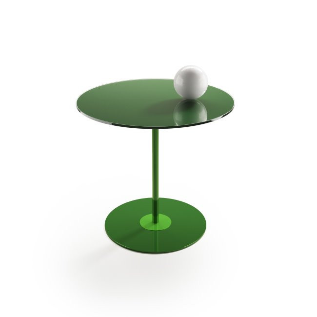 Tavolini rotondi colorati sovrapponibili Crystal Round