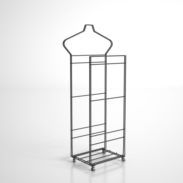 Modern metal clothes valet stand Ambrogio